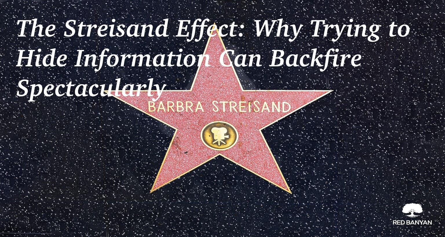The Streisand Effect: Why Trying to Hide Information Can Backfire ...